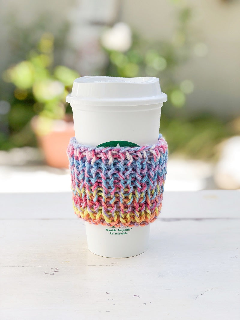 Knitted Cup Cozy– Jennifer Knits