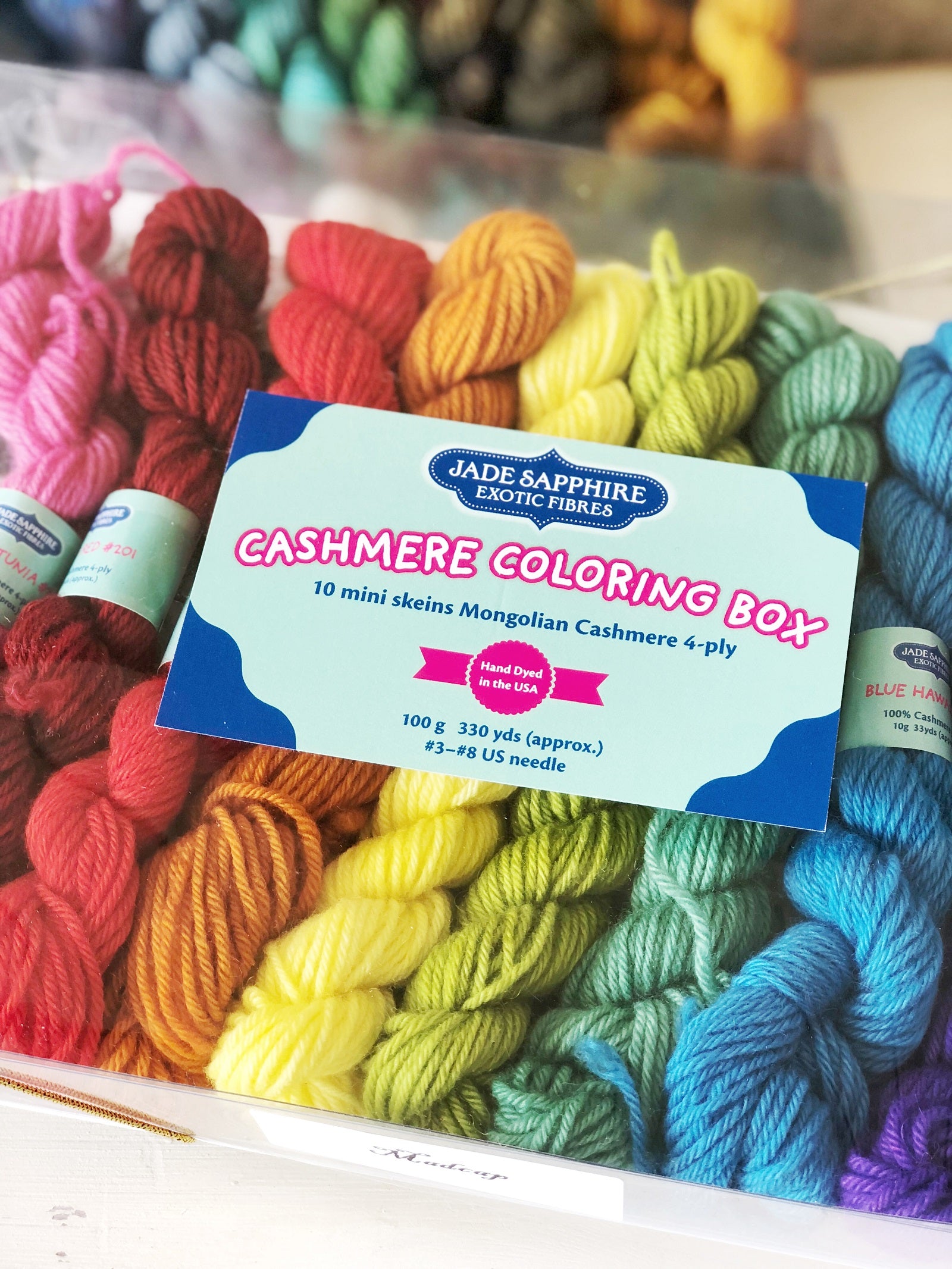 Cashmere Coloring Box Kit– Jennifer Knits