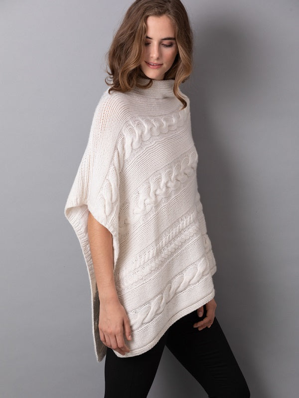 Kendra Luxurious Poncho Pattern– Jennifer Knits