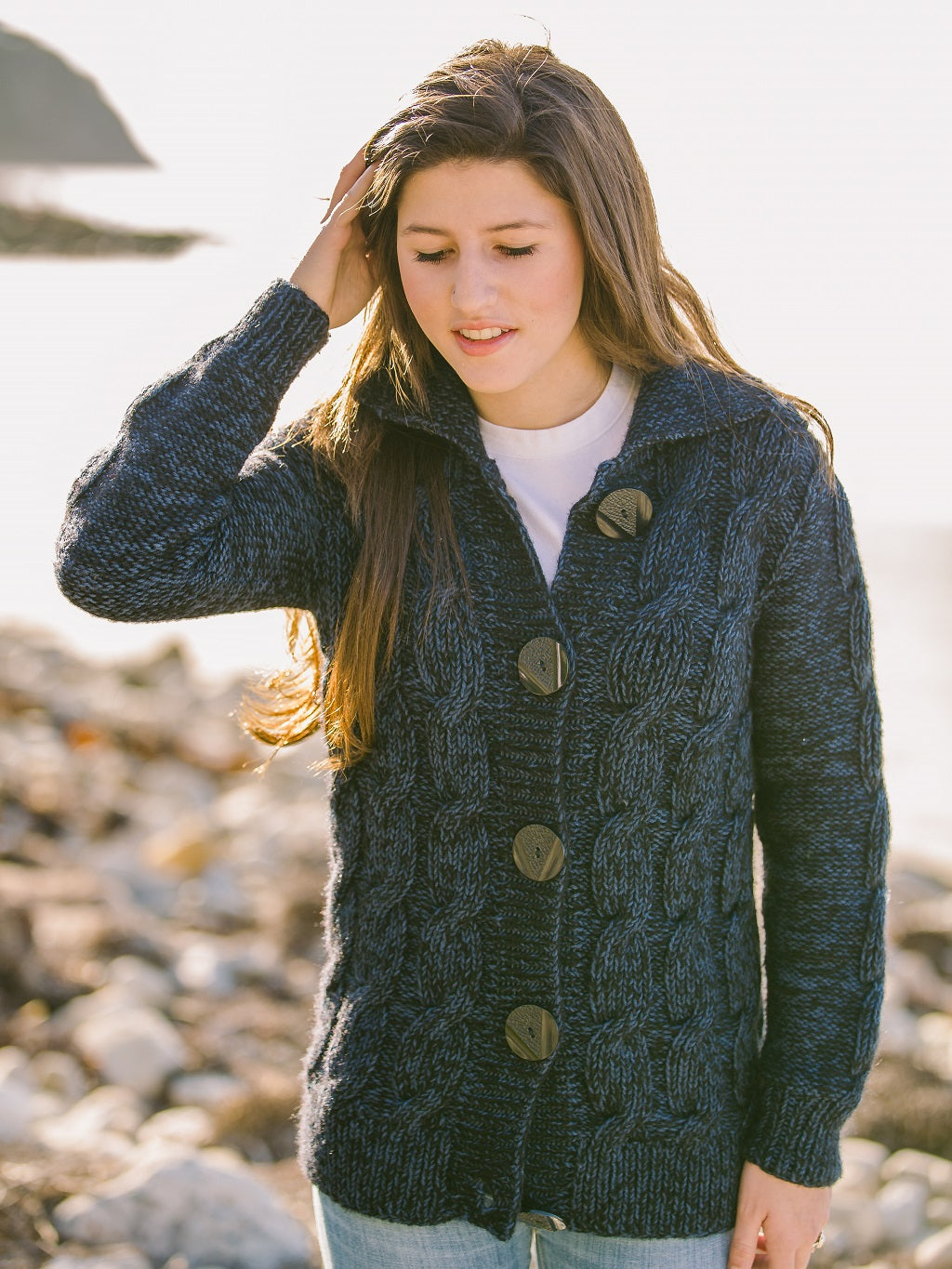 Ribbed Cable Cardigan Pattern– Jennifer Knits