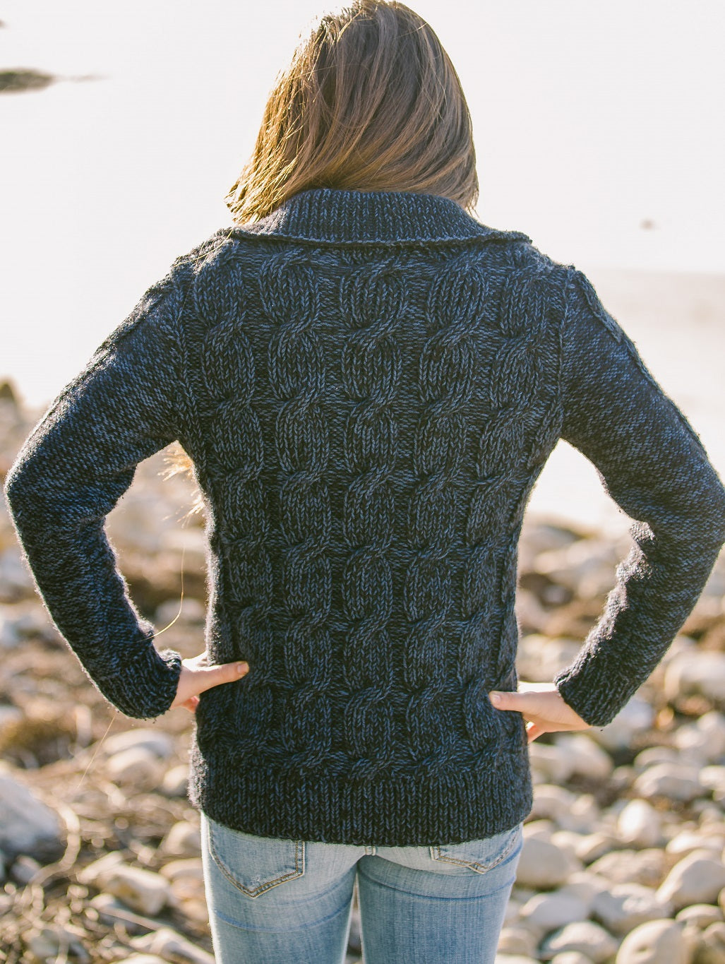 Ribbed Cable Cardigan Pattern– Jennifer Knits