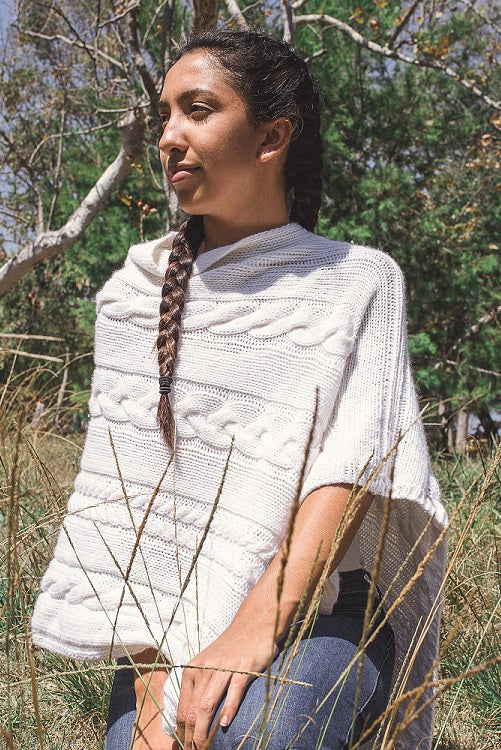 Kendra Luxurious Poncho Pattern– Jennifer Knits