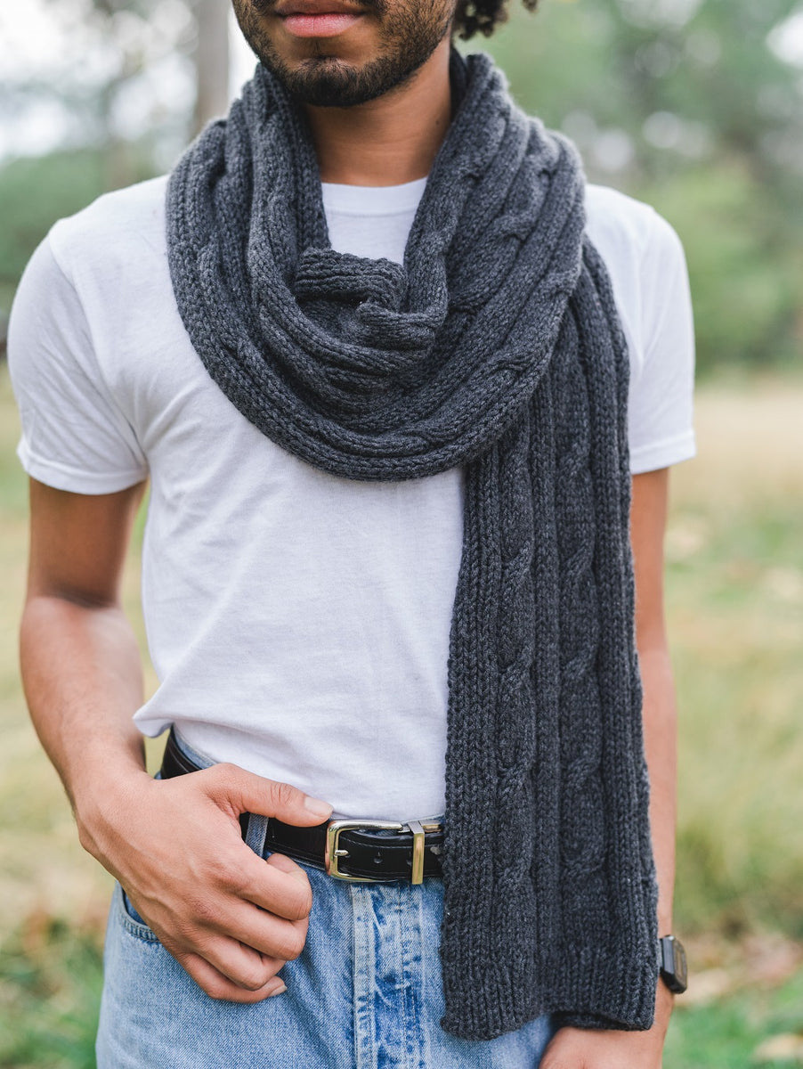Jo Jo's Cashmere Cable Scarf Kit– Jennifer Knits